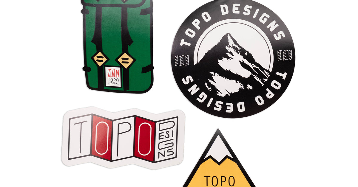 Topo Sticker 4-Pack – Topo Designs