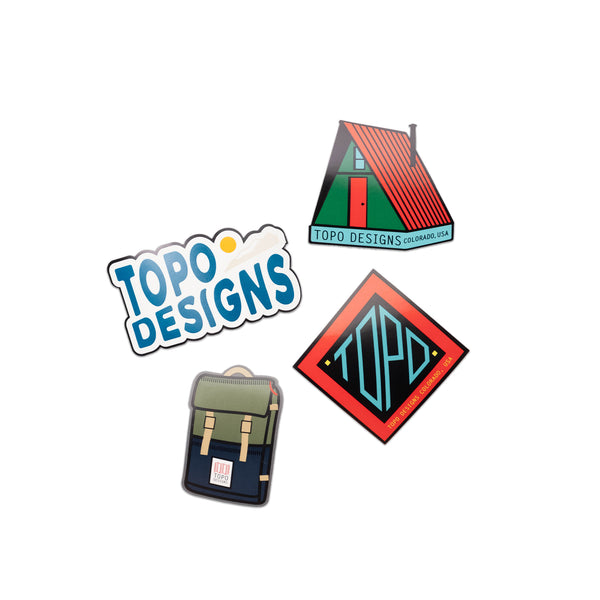 Topo Sticker 4-Pack – Topo Designs